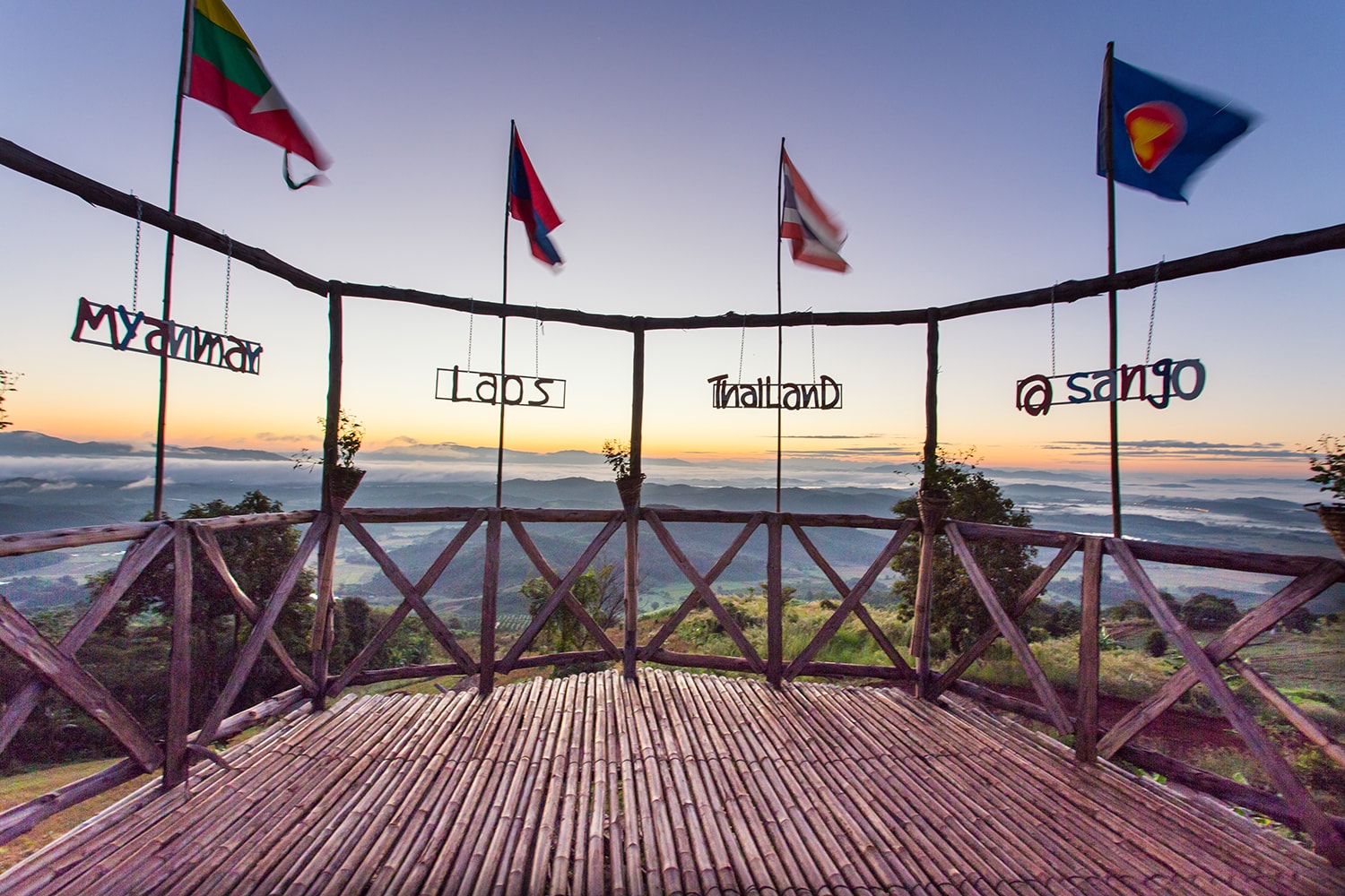 Triangle d'Or - Région des trois frontières au Nord de la Thaïlande ...