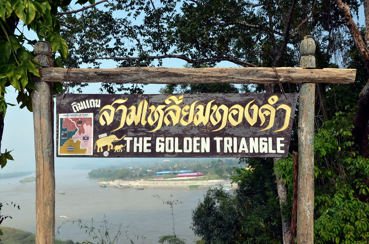 Triangle d'Or - Région des trois frontières au Nord de la Thaïlande ...